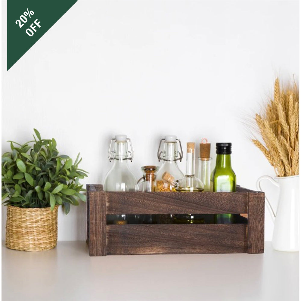 Wicker Baskets Wooden Crates Bamboo Hampers Gift Packing Home Storage ...