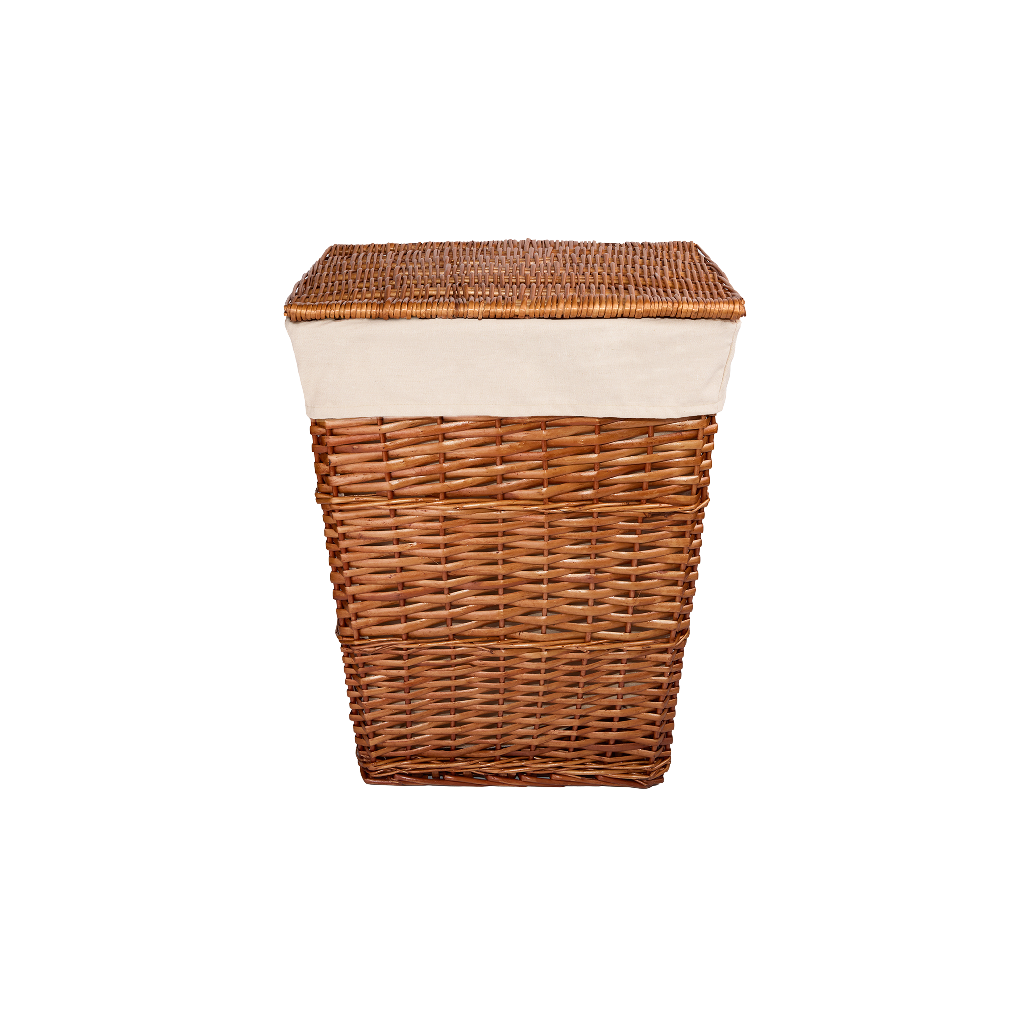 Double Steamed Tapered Wicker Laundry Basket with Lining – Wickerfield