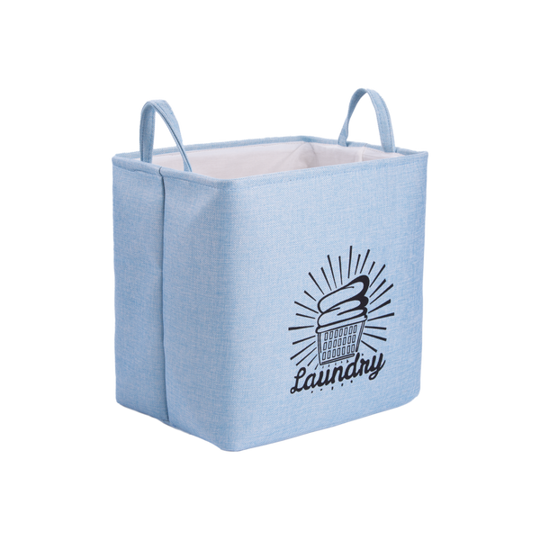 Blue Square Laundry Basket with Lining – Wickerfield