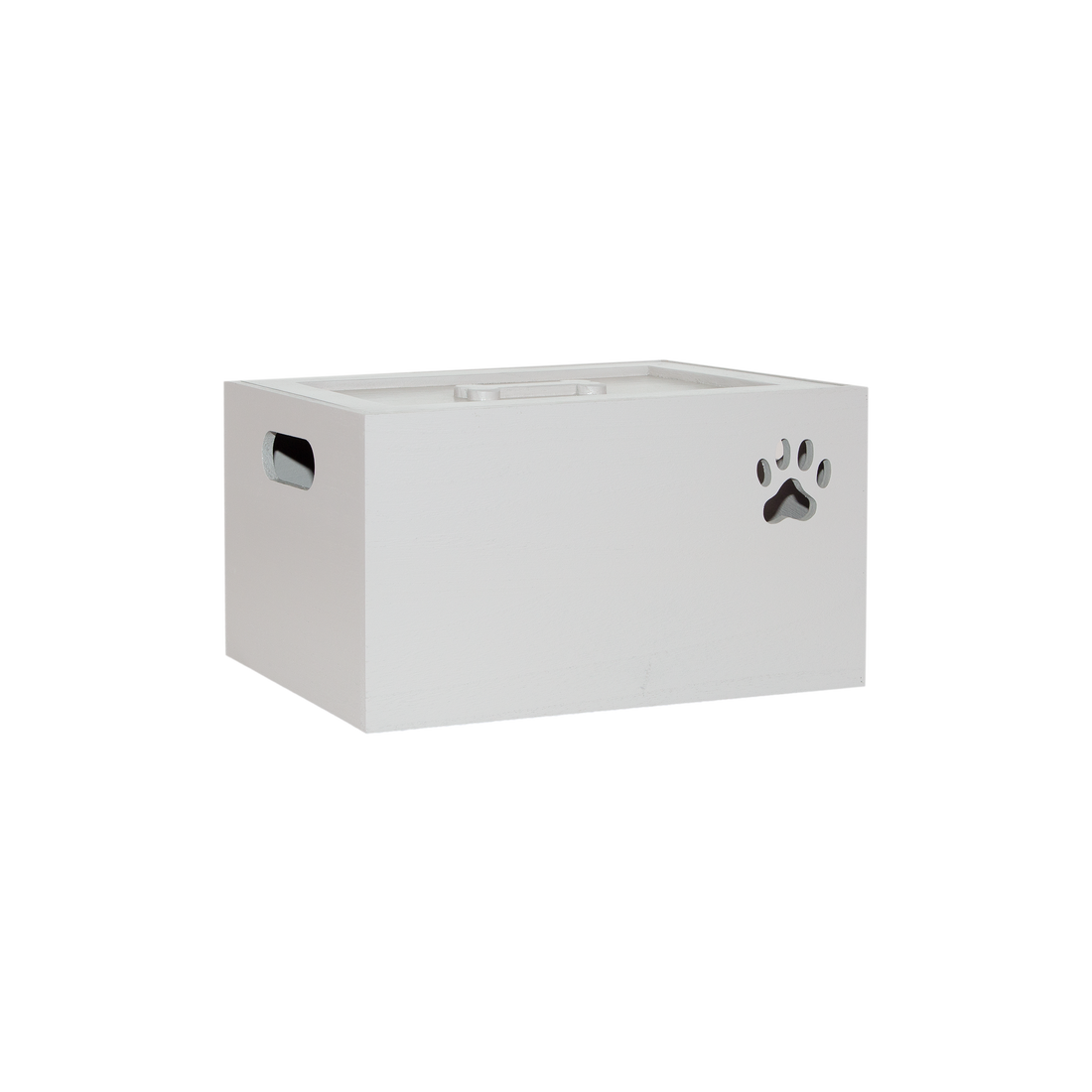 Grey Wooden Dog Toy Storage Box - 2 Sizes – Wickerfield