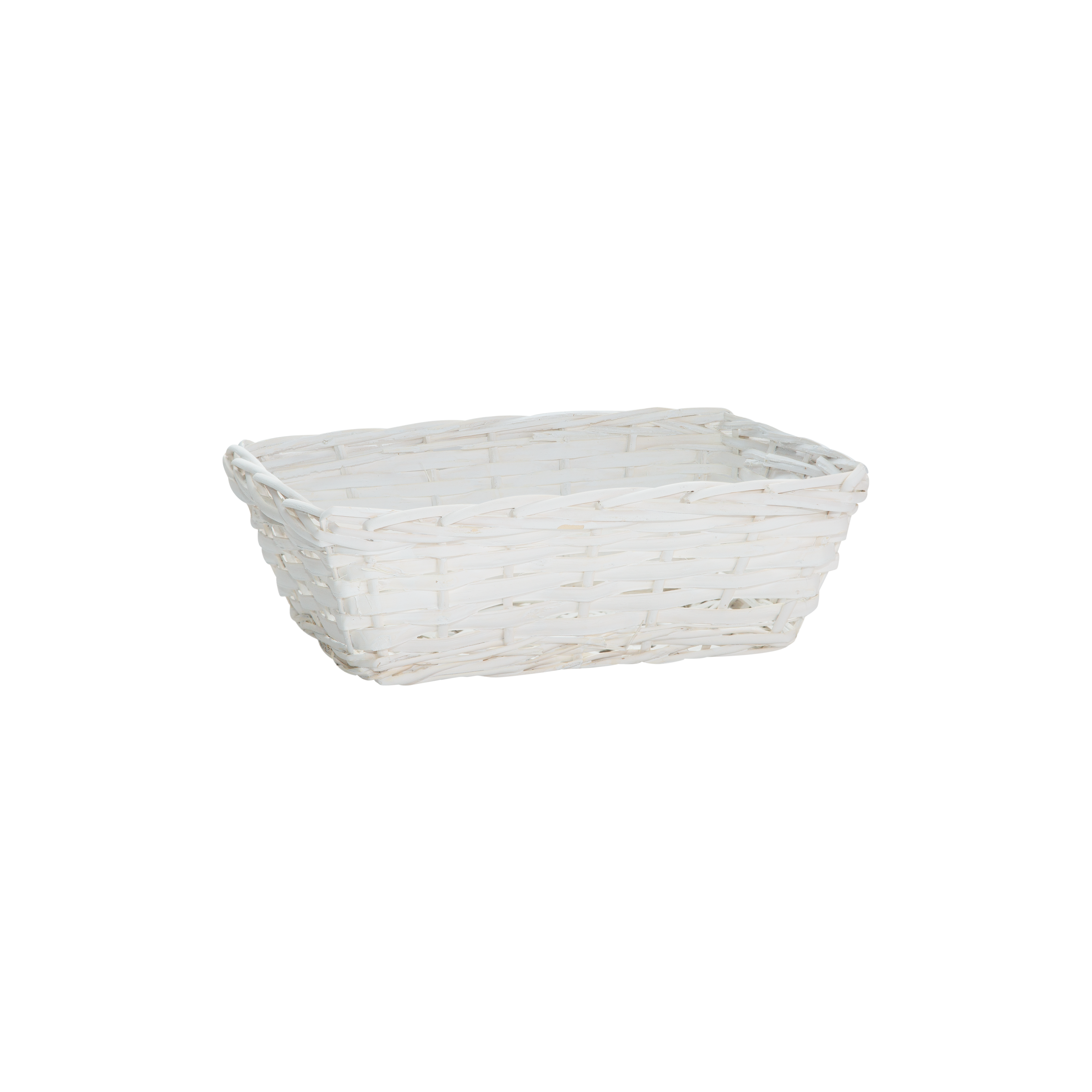 30.5cm White Rectangular Split Willow Packing Tray – Wickerfield