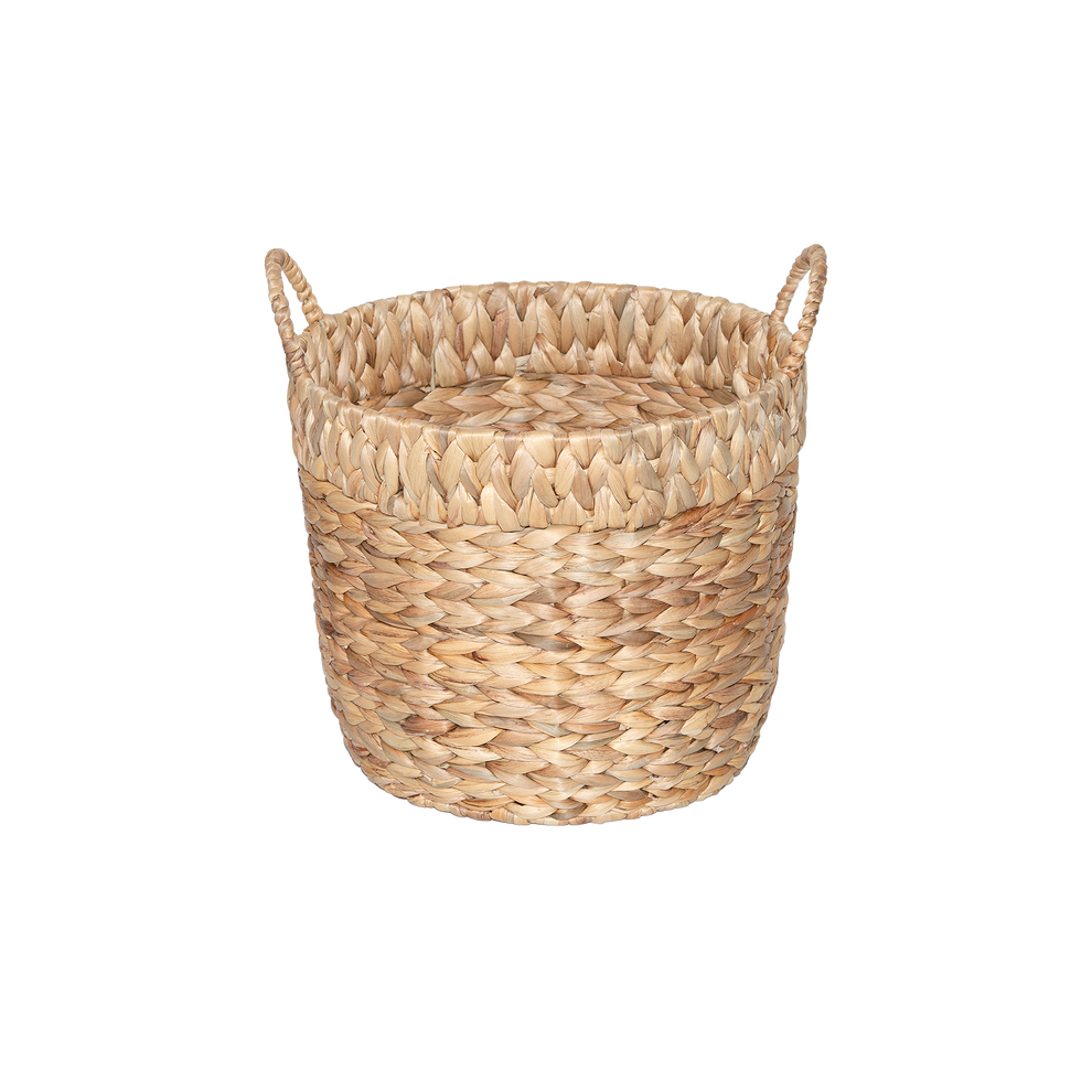 Water Hyacinth Round Storage Wash Basket - 3 Sizes – Wickerfield