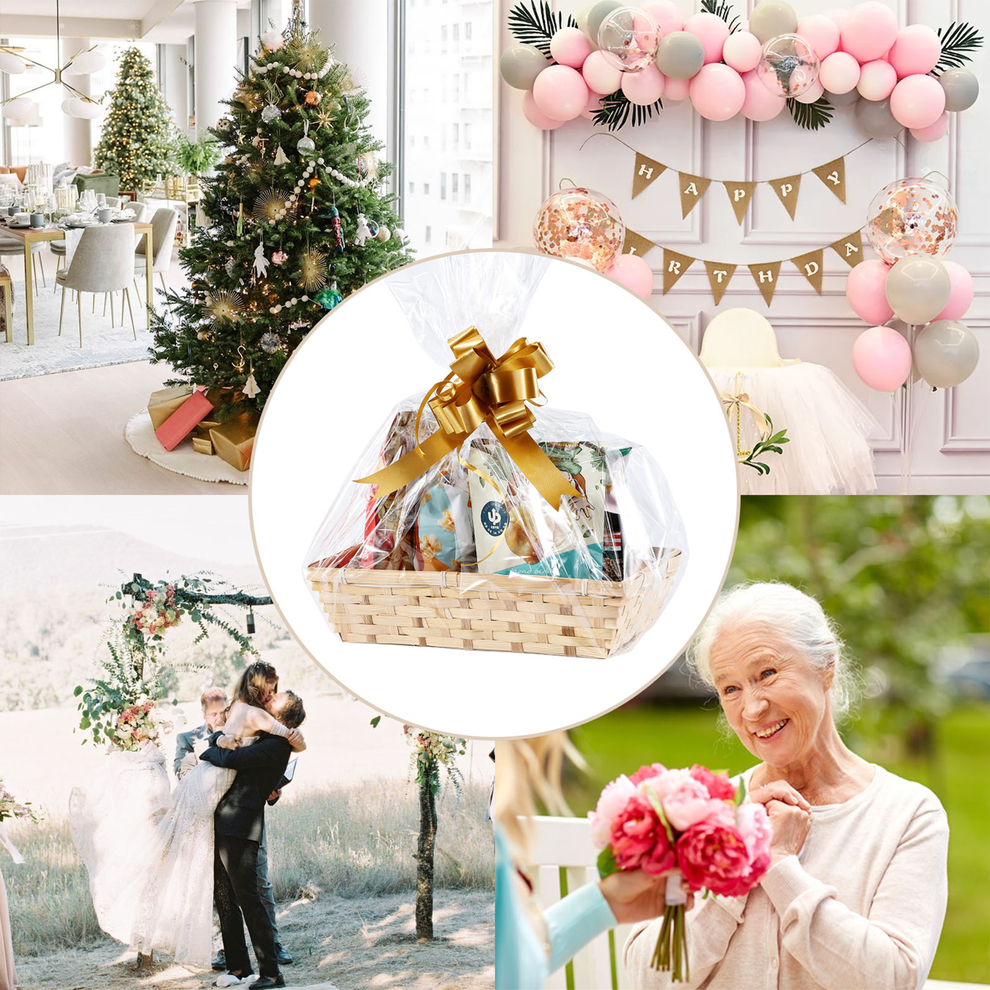 37cm Bamboo Packing Basket Tray – Wickerfield